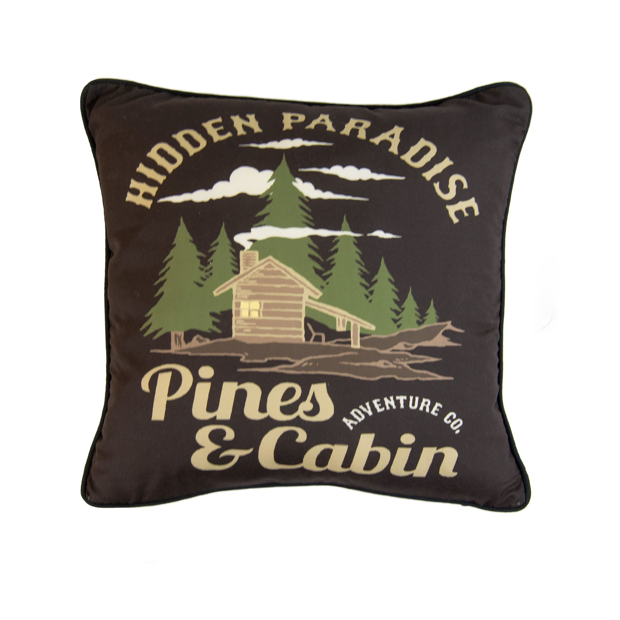 Donna Sharp Cedar Lodge Hidden Paradise Decorative Square Pillow | Cabela's